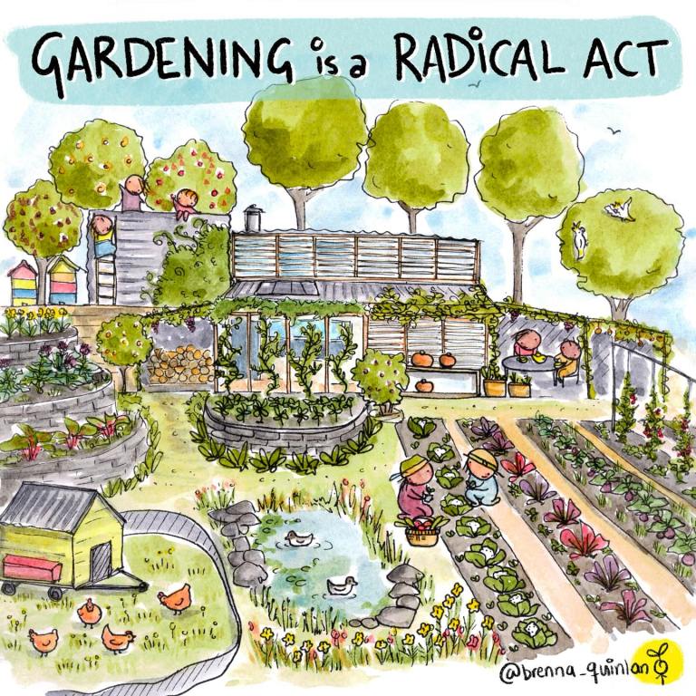 Gardening is radical! – Green to Green
